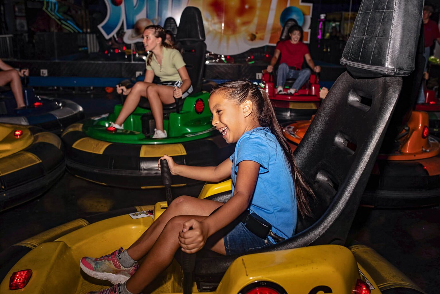 Spin Zone Bumper Cars - Modesto, CA | Boomers Park
