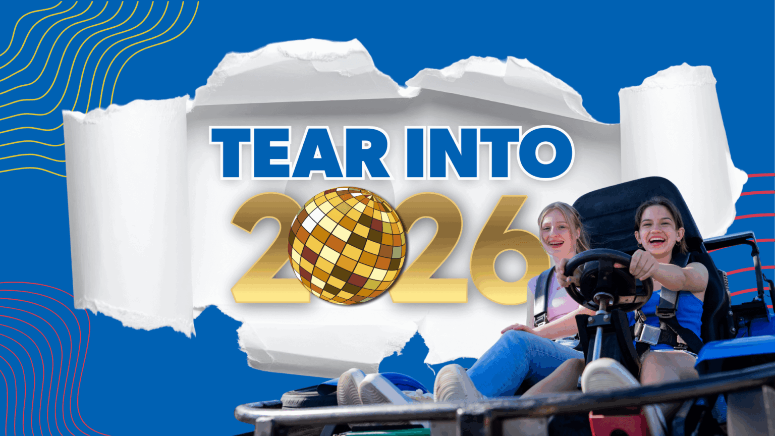 Tear Into 2026 at Boomers Parks | Kids & Family Fun, Parties, Rides ...